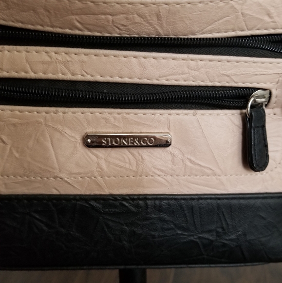 Stone & Co. | Bags | Stone And Co Leather Pink And Black Cross Body Bag ...